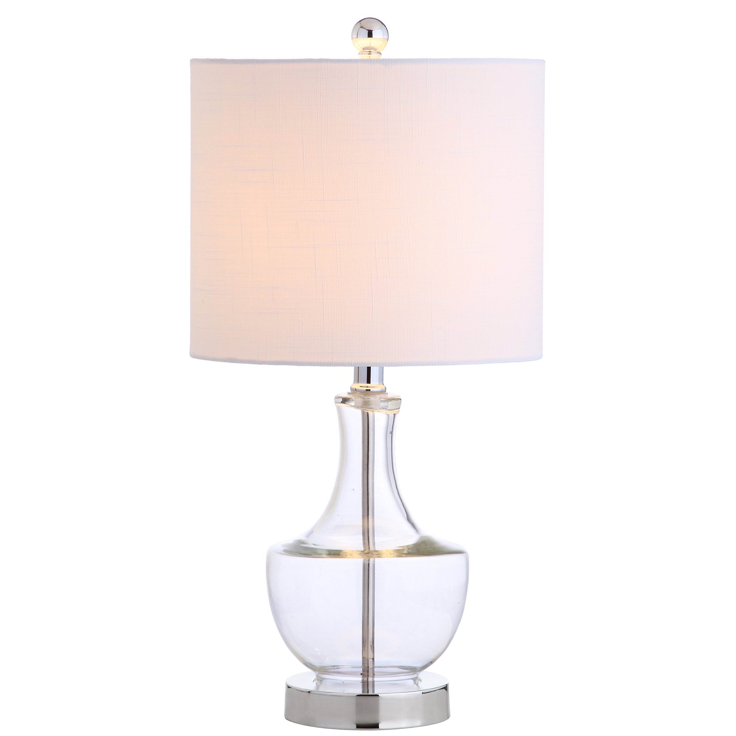 JONATHAN Y JYL1029A Colette 20" Mini Glass LED Table Lamp, Transitional ...