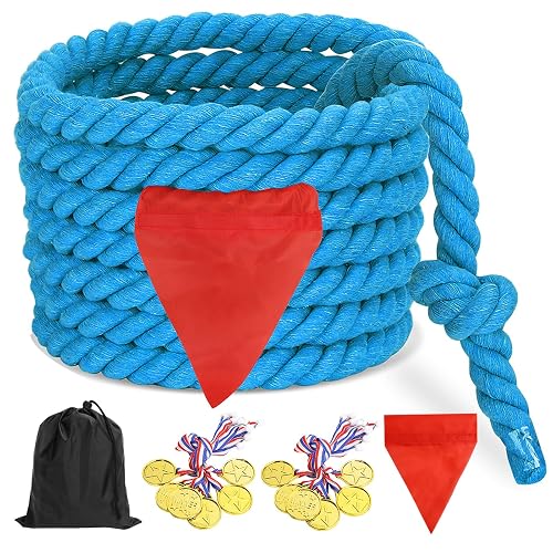 CWLAKON Tug of War Rope for Kids and Adults, Field Day Family Reunion ...