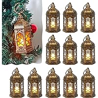 Amazon.com: Reperla Mini Lantern Decorative 12Pcs Small Lanterns with ...