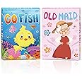 Amazon.com: Go Fish,Old Maid Card Games, Go Fish Card Game for Kids 4-8 ...