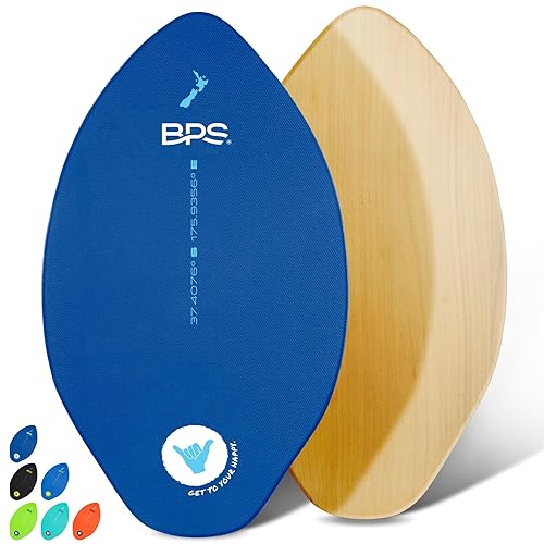 BPS 'Shaka' 30" Skimboard - Laminated Wooden Skimboard with Grip Pad ...