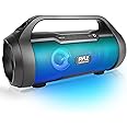 Amazon.com: Pyle Wireless Portable Bluetooth Boombox Speaker - 500W 2.0CH Rechargeable Boom Box ...