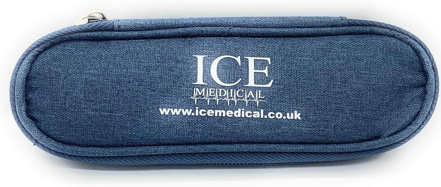ICE Medical Bue Twin Epipen Syringe Case/Bag – Allergies, Diabetes ...