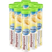 Amazon.com: Mivolis Magnesium effervescent Tablets - Dietary Supplements 8 Tubes x 20 pcs ...