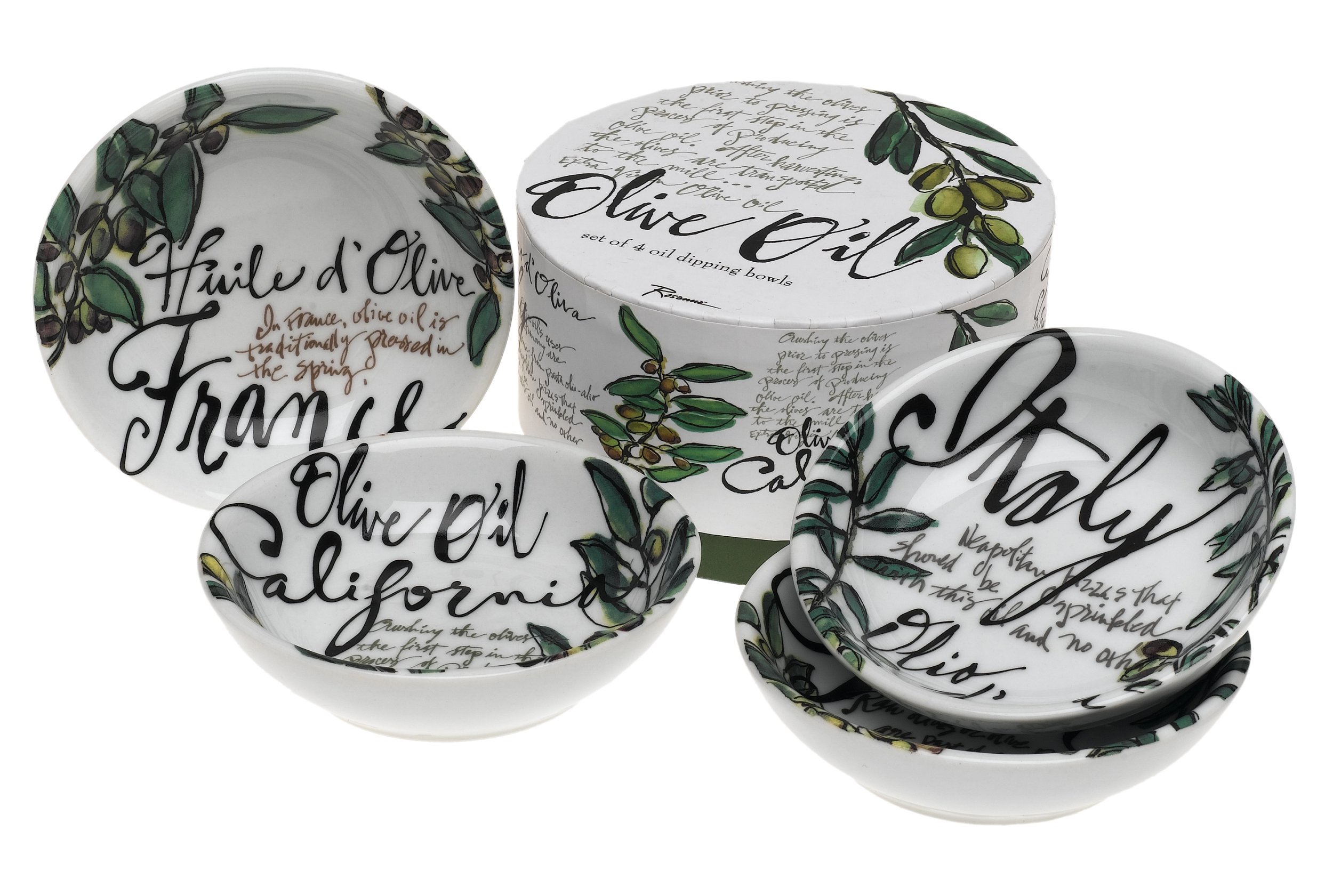 Rosanna Olive Oil Dipping Dishes – Porcelain Sauce Dishes, Perfect Side ...