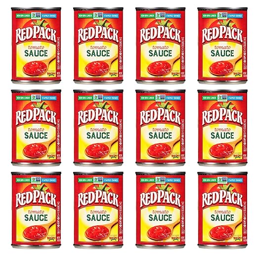 Amazon.com : Redpack Tomato Sauce, 15oz Can (Pack of 12) : Grocery ...