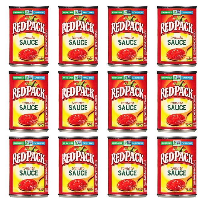 Amazon.com : Redpack Tomato Sauce, 15oz Can (Pack of 12) : Grocery ...