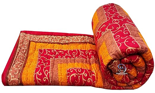 Buy SD ENTERPRISES Rajasthani Traditional Cotton Razai, Rajai, Ac ...