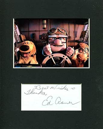 Ed Asner Disney Pixar Voice UP Carl Fredricksen Signed Autograph Photo ...