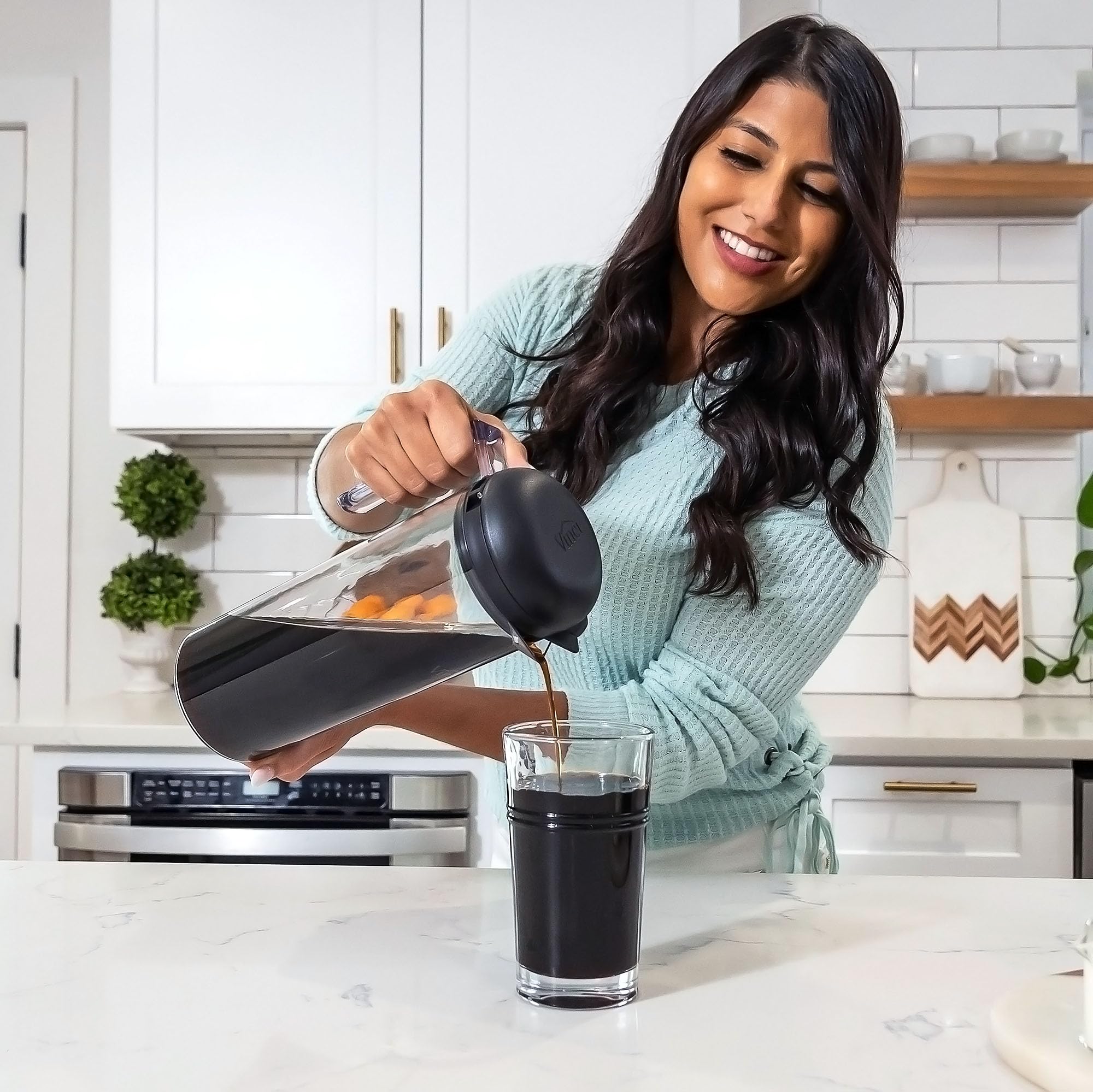 Mua VINCI Cold Brew 360, Plastic Cold Brew Coffee Maker Featuring ...