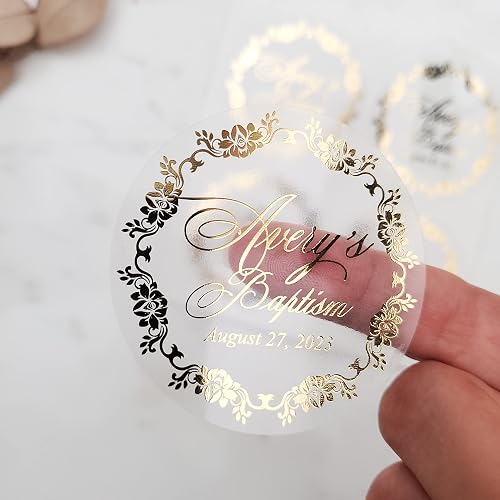 Clear Personalized Labels Clear Labels | Custom Printed | Transparent