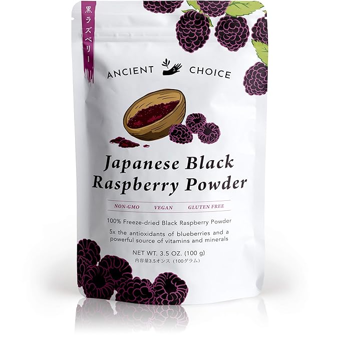 Ancient Choice - Japanese Black Raspberry Powder (3.5 Ounce) | Non-GMO ...