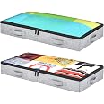 Amazon.com: storageLAB Low Profile Under Bed Storage Containers, 4.5 ...
