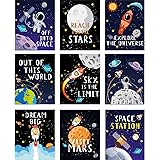 Amazon.com: 6 Pieces Space Capsule Window Wall Poster Outer Space Decor ...