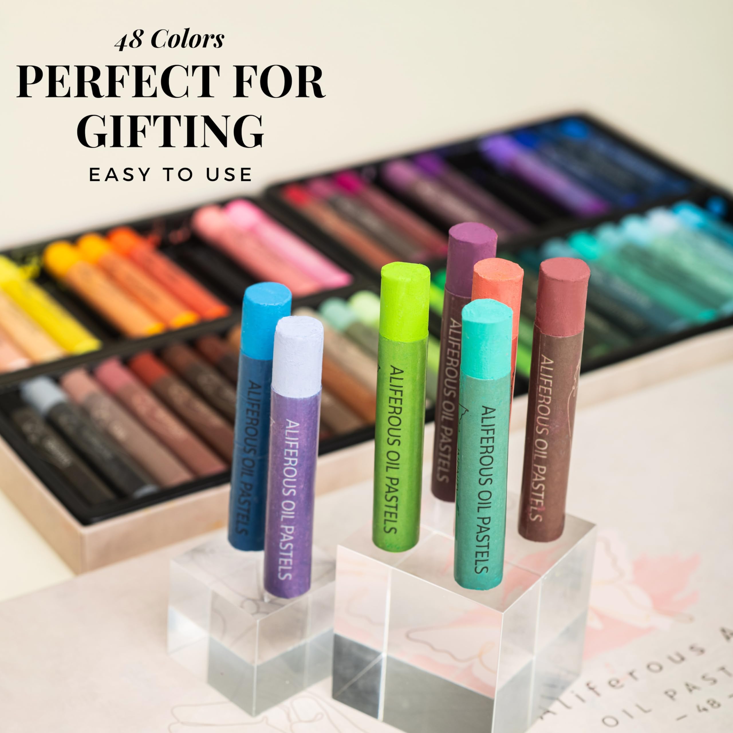 Mua Aliferous Art Oil Pastels - 48 Colors soft pastels for artists ...