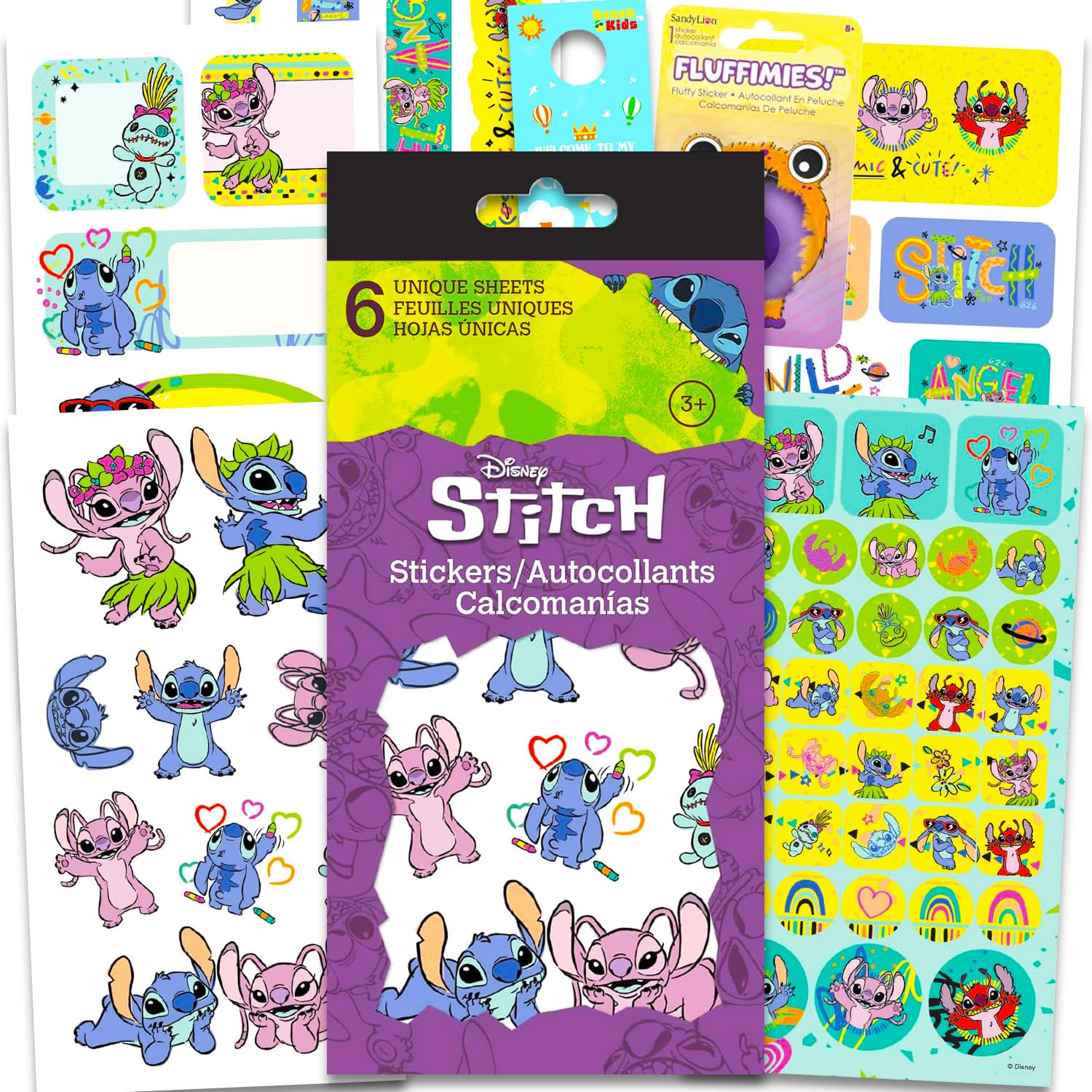 Disney Stitch Sticker Pack for Girls, Kids - Lilo and Stitch Party ...