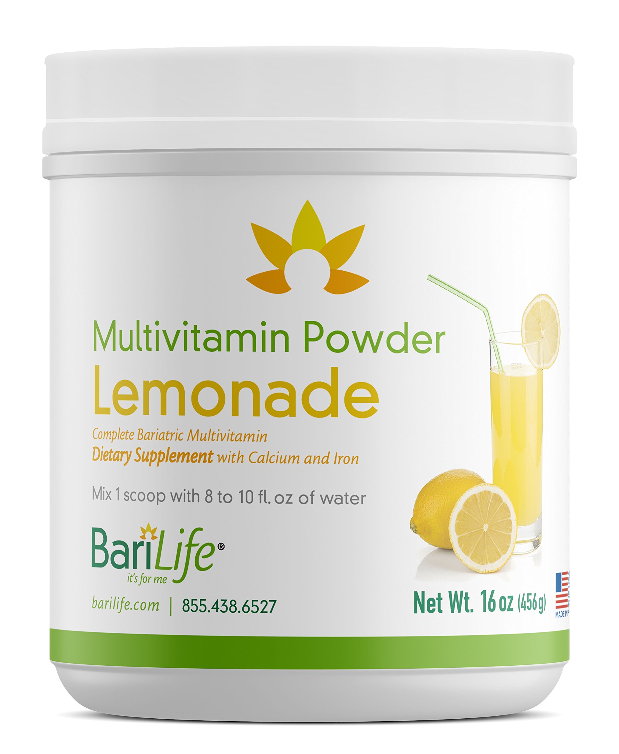 Amazon.com: Bari Life Complete Bariatric Multivitamin Powder w/Calcium ...