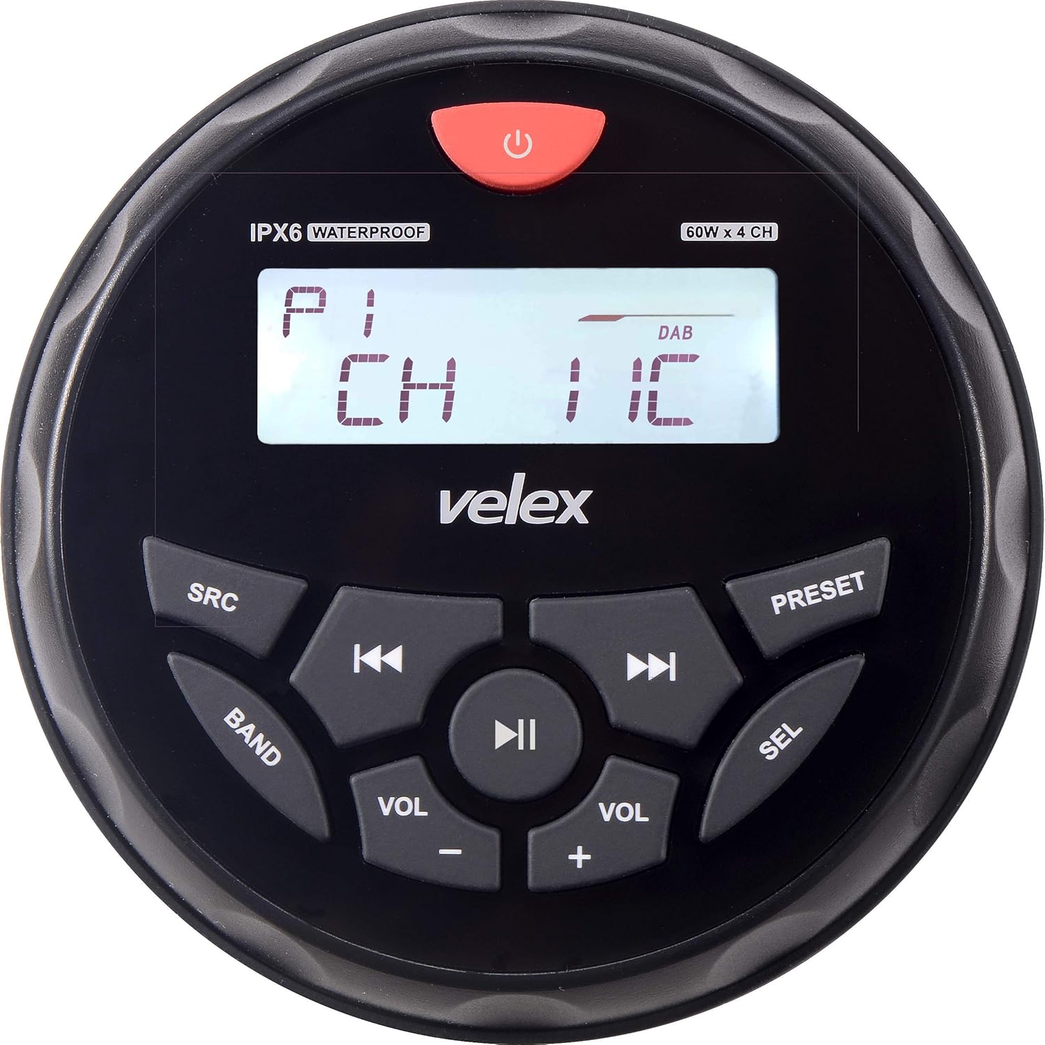 Waterproof Bluetooth Marine Stereo Receiver with MP3 Player on DAB+/AM ...