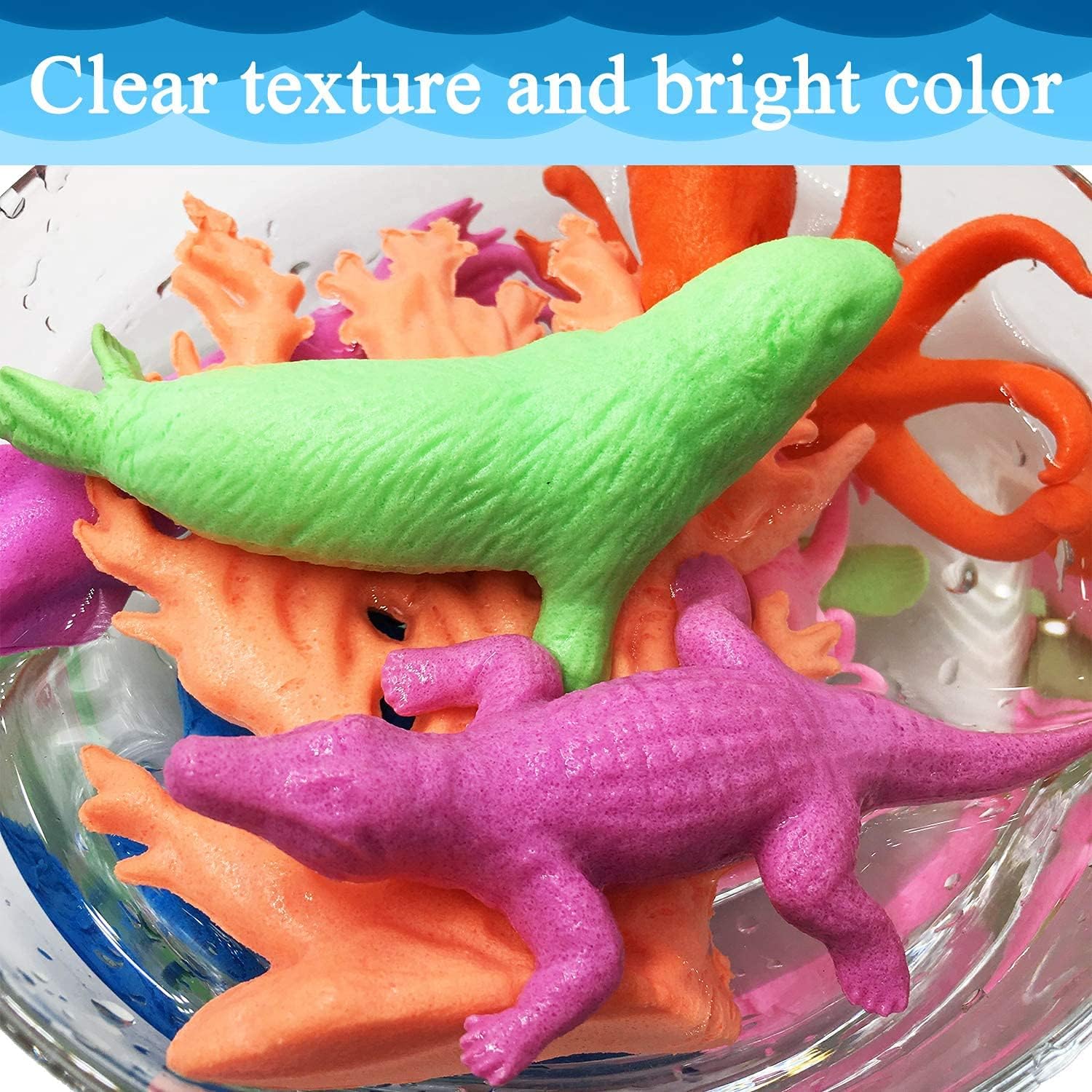 82pcs Water Growing Sea Animals Toys – Water Grow Sea Creature Animal ...