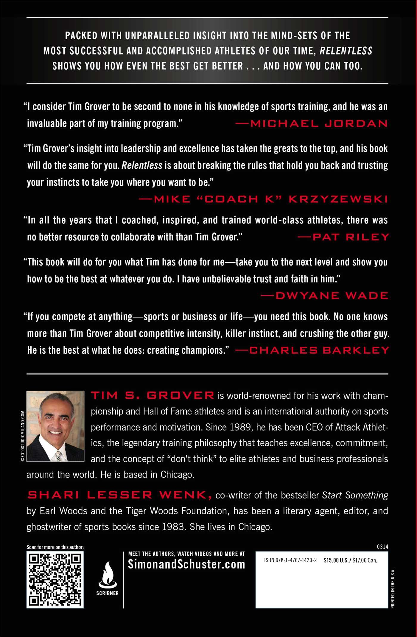 Relentless: From Good to Great to Unstoppable (Tim Grover Winning Series)