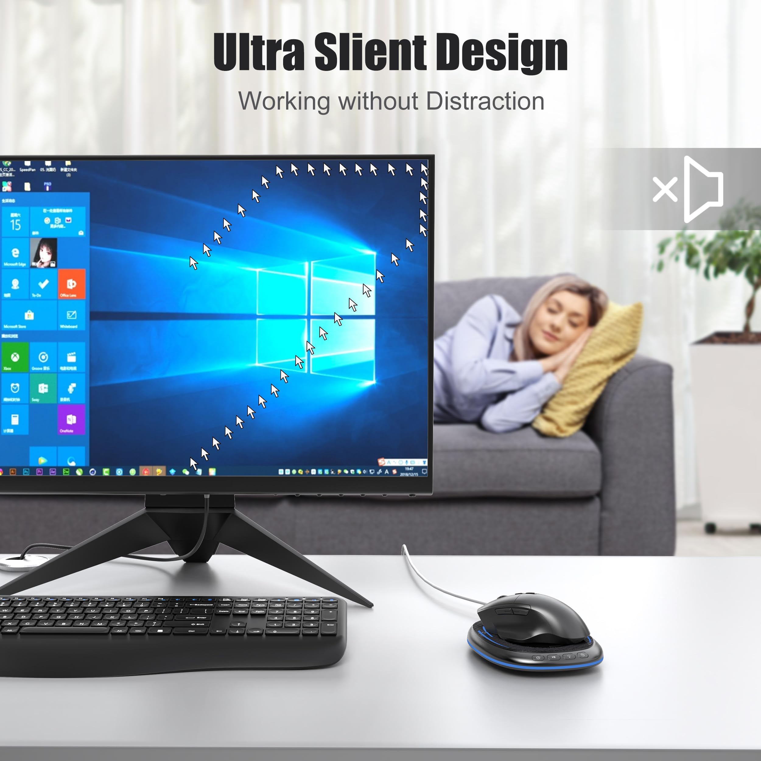 Mua Ultra Slim Mouse Mover Device Undetectable with Timer, Ultra Silent ...