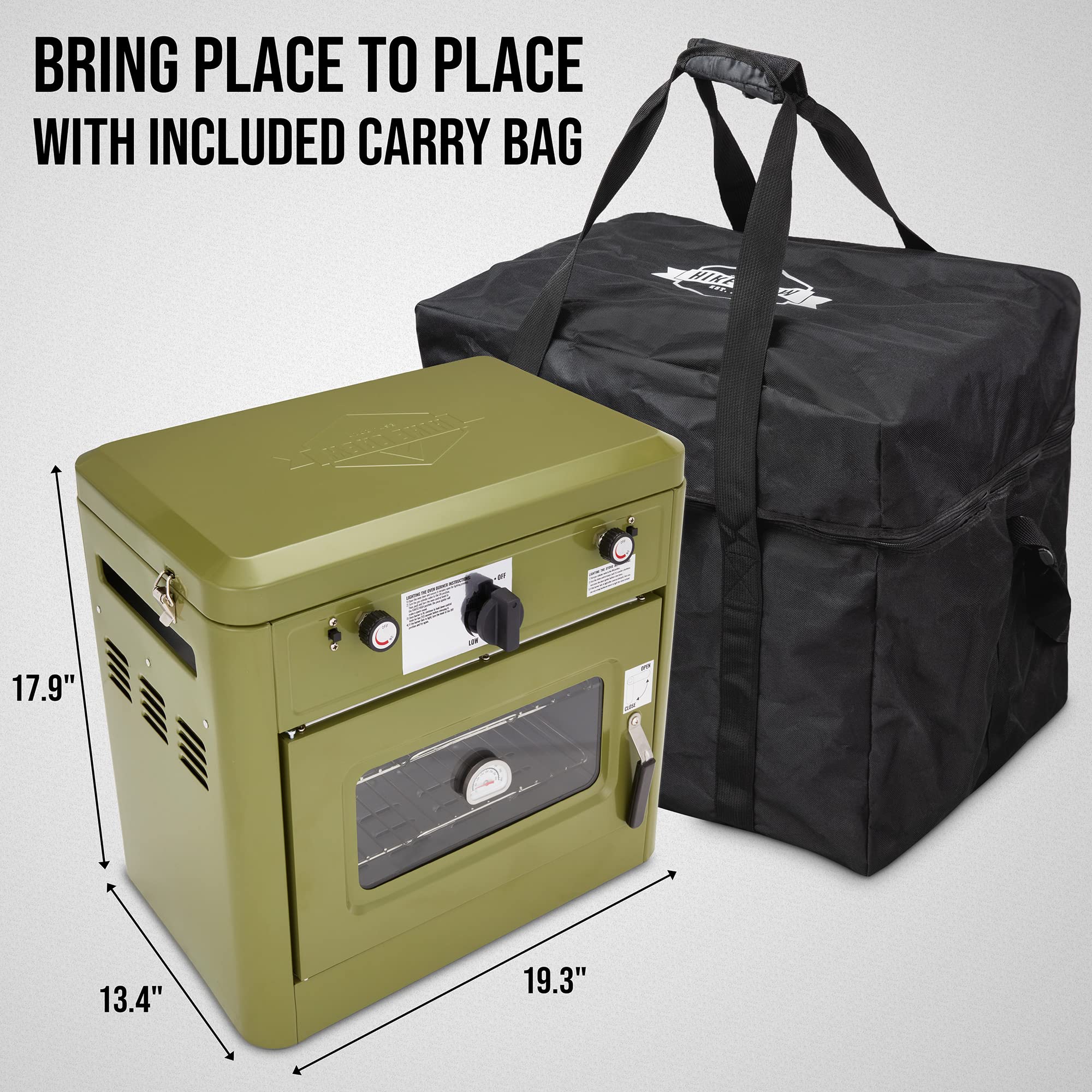 Mua Hike Crew Outdoor Gas Camping Oven w/Carry Bag | CSA Approved ...