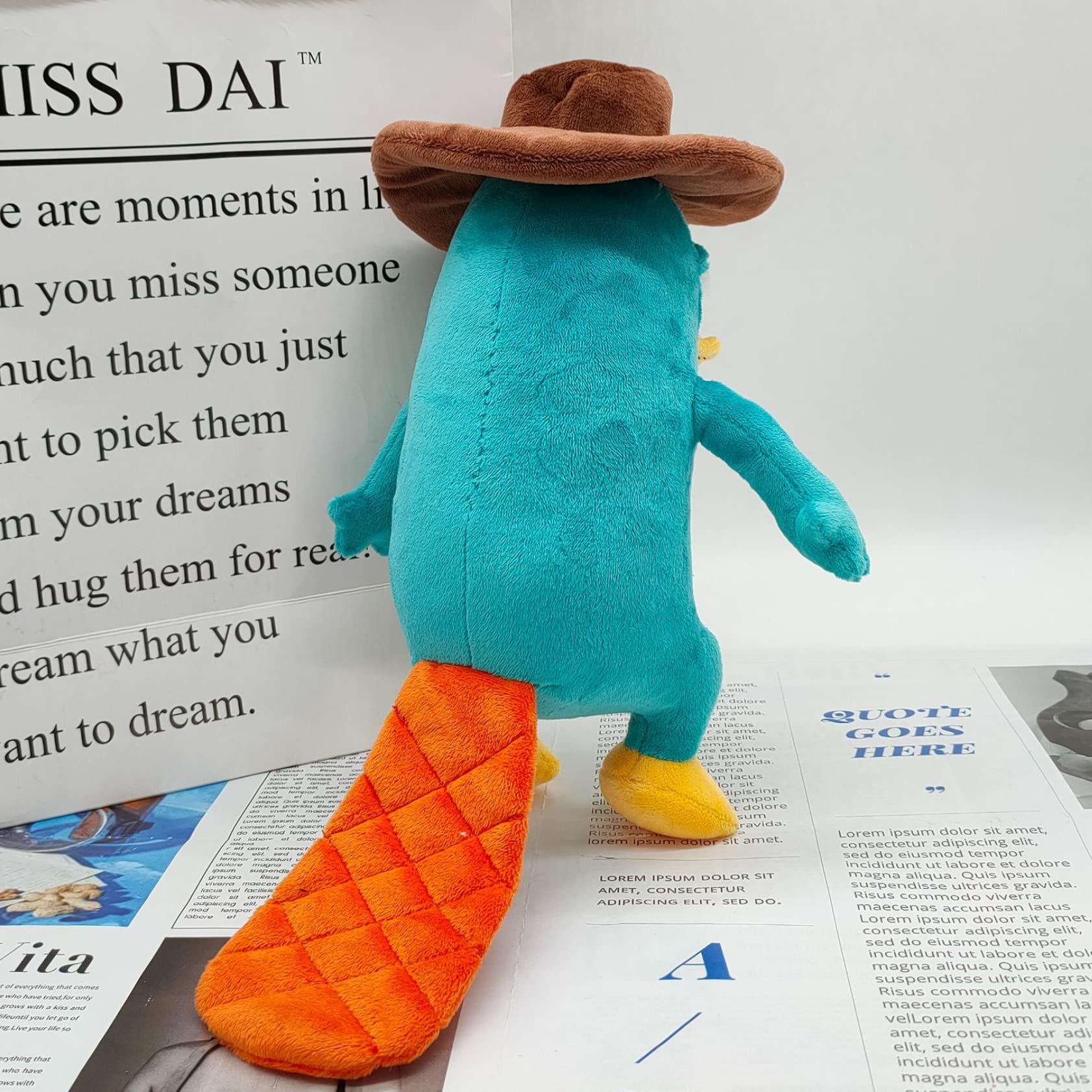 Mua ITPZ Perry The Platypus Plush, Platypus Plush Toy for Cartoon Fans ...