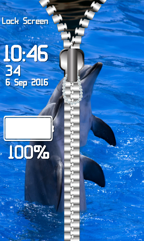 Amazon.com: Dolphin Zipper Lock Screen : Apps & Games