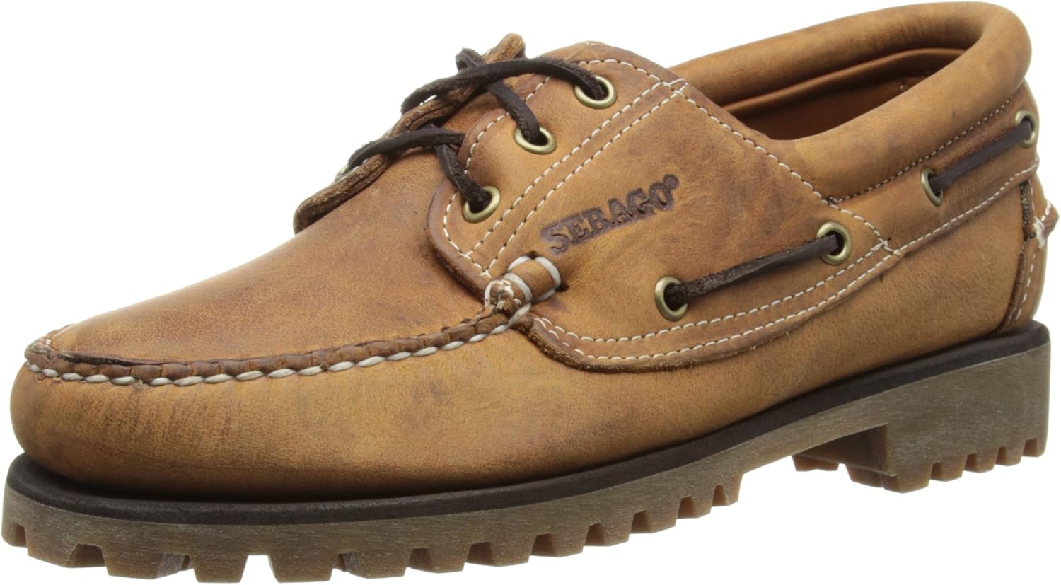 Sebago Mens Gibraltar Shoes B71406 Medium Brown 10 UK, 44.5 EU, 10.5 US ...