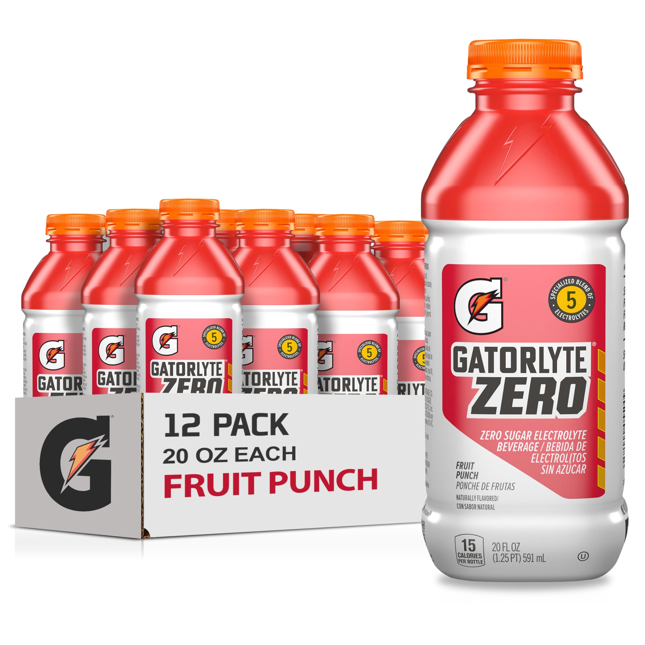 exp date 11/2024-----Gatorade Gatorlyte Zero, Fruit Punch, 20 Fl Oz ...