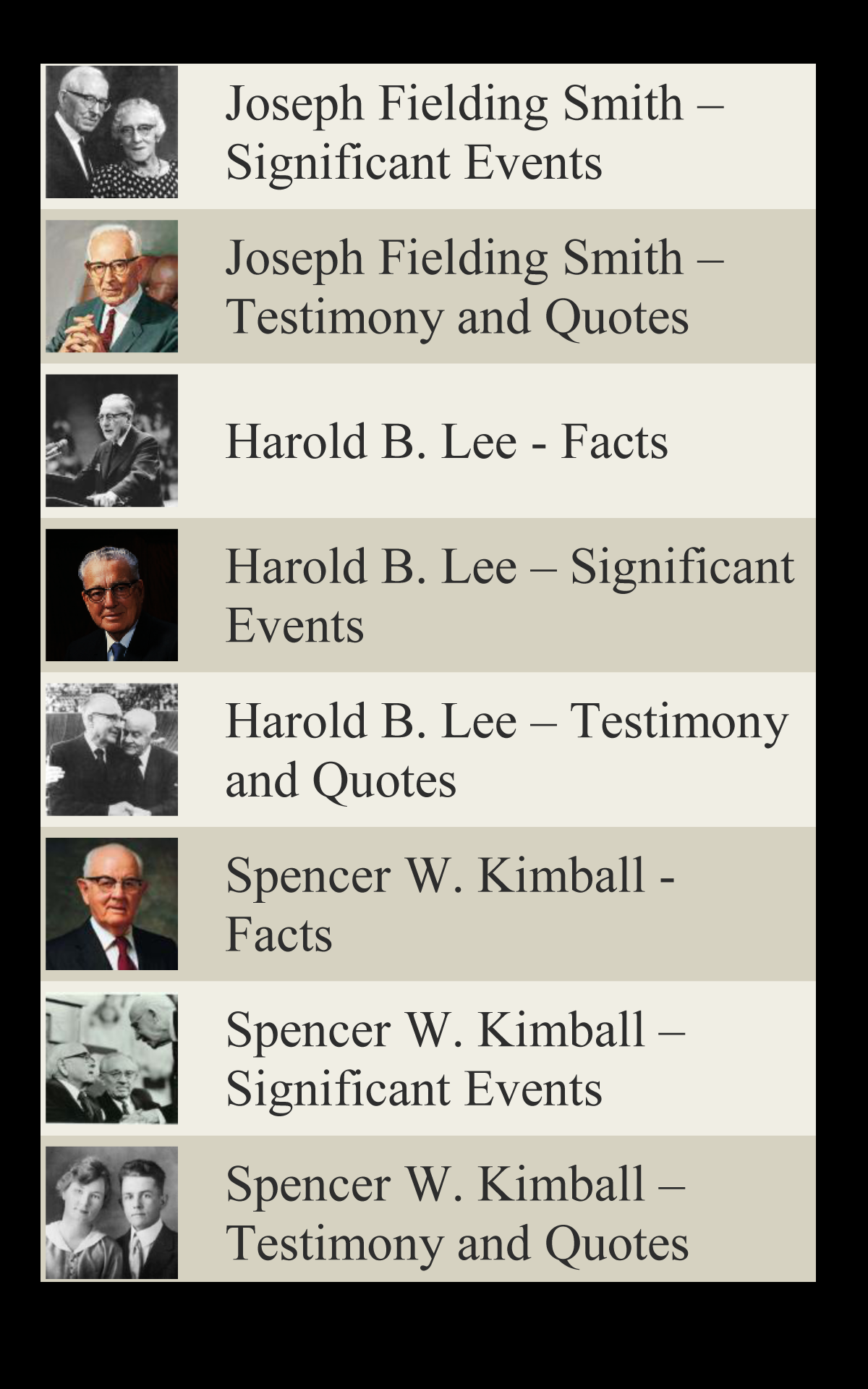 LDS Church Presidents:Amazon.ca:Appstore for Android