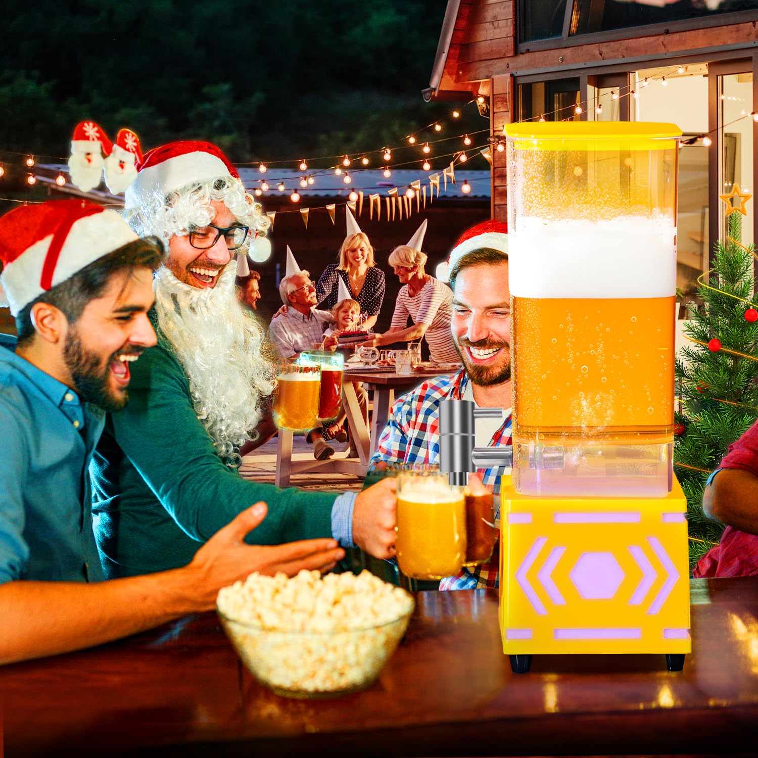 Mua LED Margarita Tower 3L/100 oz Beer Tower Lighted Up Cocktail Tower ...