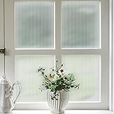 Amazon.com: VELIMAX 1/2-Inch Reeded Glass Window Film, Frosted Reeds ...