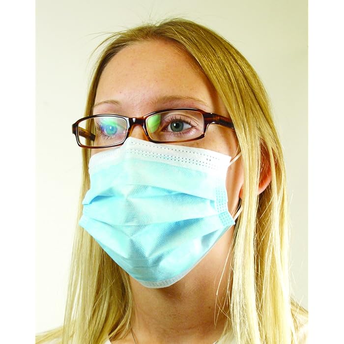 Buy IsoTek Latex-Free Fluid-Resistant Earloop Procedure Mask - Case of ...