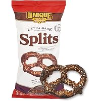 Amazon.com: Unique Snacks Extra Dark Splits Pretzels, Original Split ...