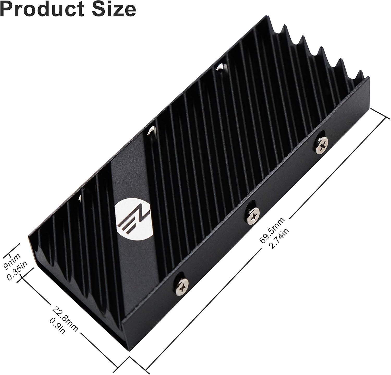 EZDIY-FAB M.2 SSD heatsink 2280, Double-Sided Heat Sink, High ...
