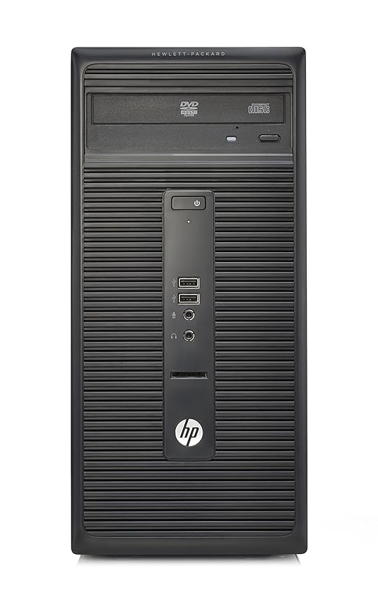 HP 280 G1 MT Minitower PC, 3.2 GHz, Intel Pentium G3250, 4GB RAM, 500GB ...