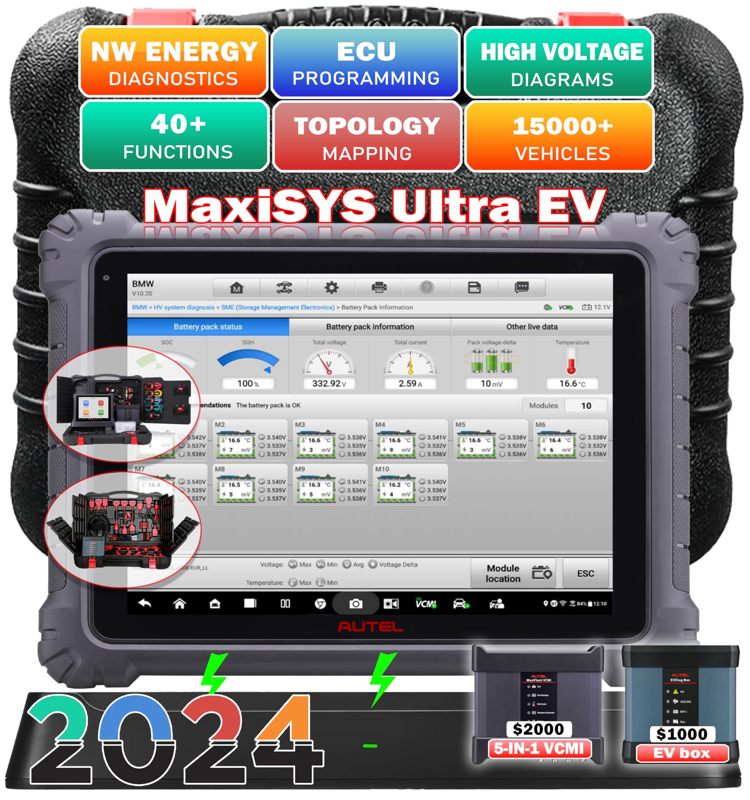 Mua Autel MaxiSYS Ultra EV 2025 Top EV Intelligent Diagnostic Scanner ...