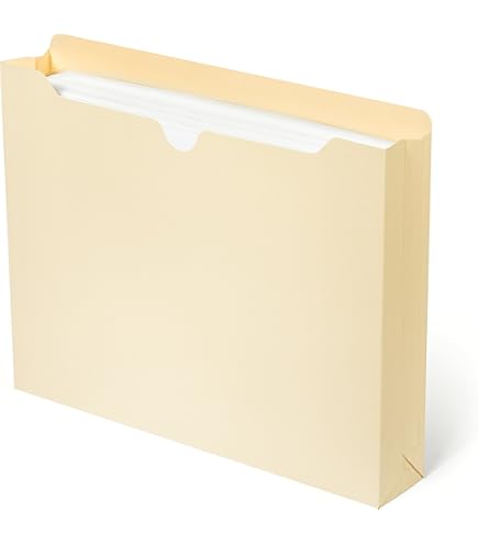 Tabloid Size Document Folders 11x17 Manila File Folders - 60 Pack ...