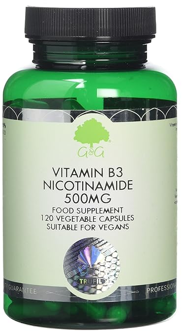 G&G Vitamins 500 mg Vitamin B3 Nicotinamide Capsules: Amazon.co.uk: Health & Personal Care