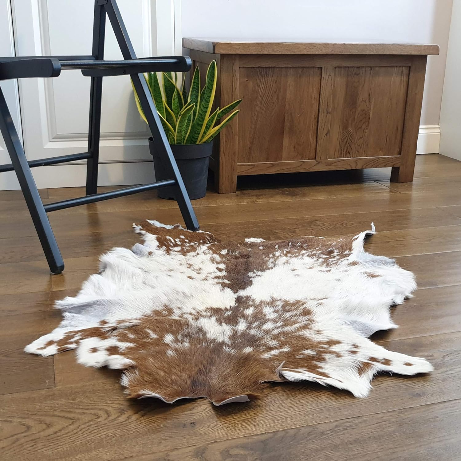 Goat hide Premium, Goat Skin Rug, Throw, Soft Hair-On leather Rug ...