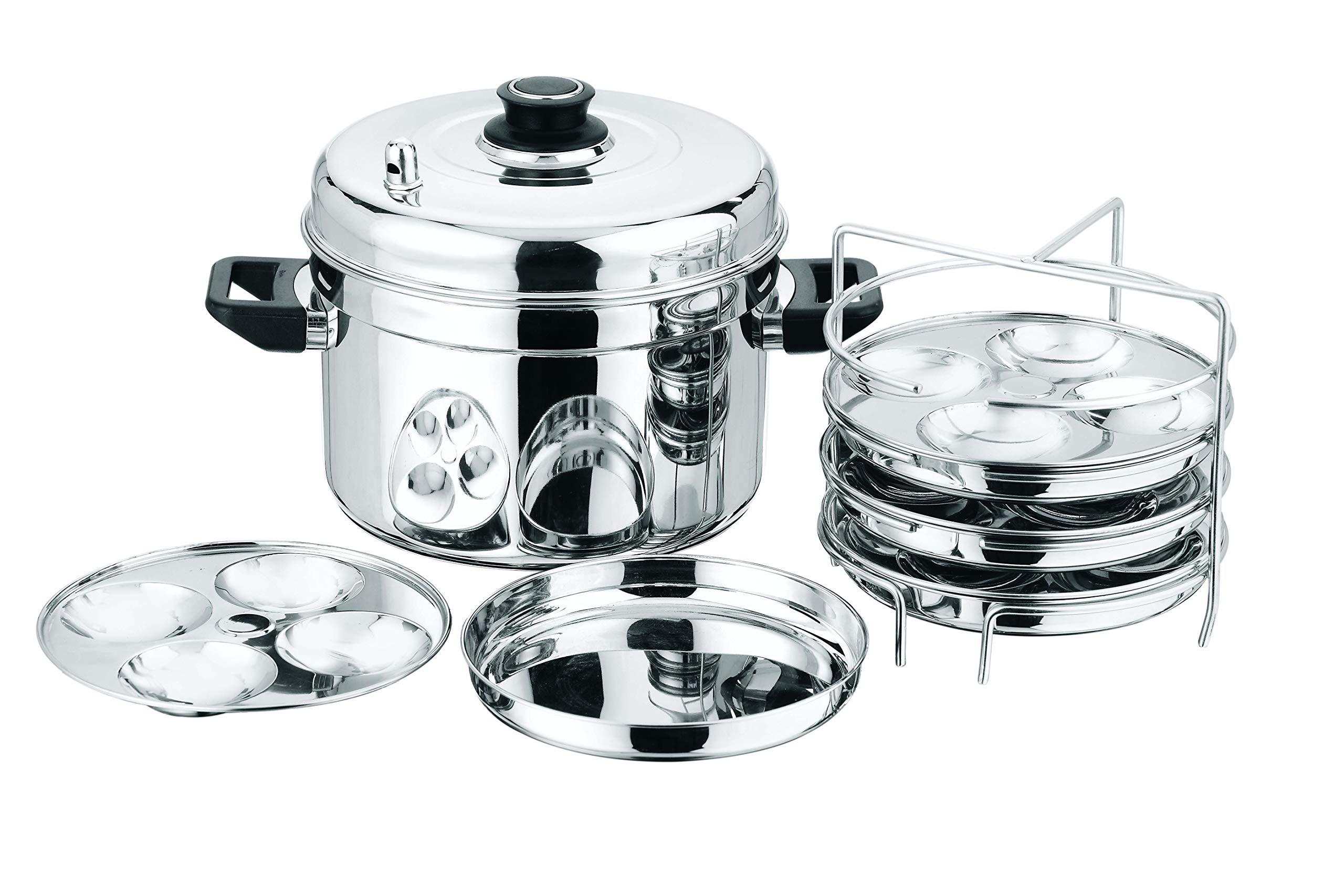 Vinod Idli Dhokla Cookers - Premium Stainless Steel (Multi Cooker, 4 ...