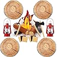 Amazon.com: 26 Pcs Pretend Camping Play Set Fake Campfire Felt Toys ...