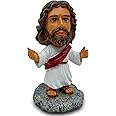 Amazon.com: Jesus Bobblehead – 4.29” Mini Dashboard Jesus for Car ...