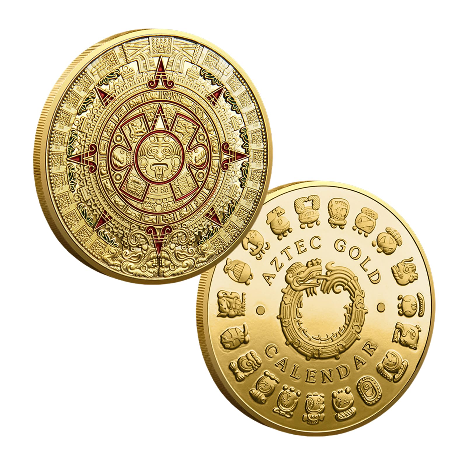 Mexico Mayan Aztec Calendar – Ancient Prophecy Collectible Coin ...