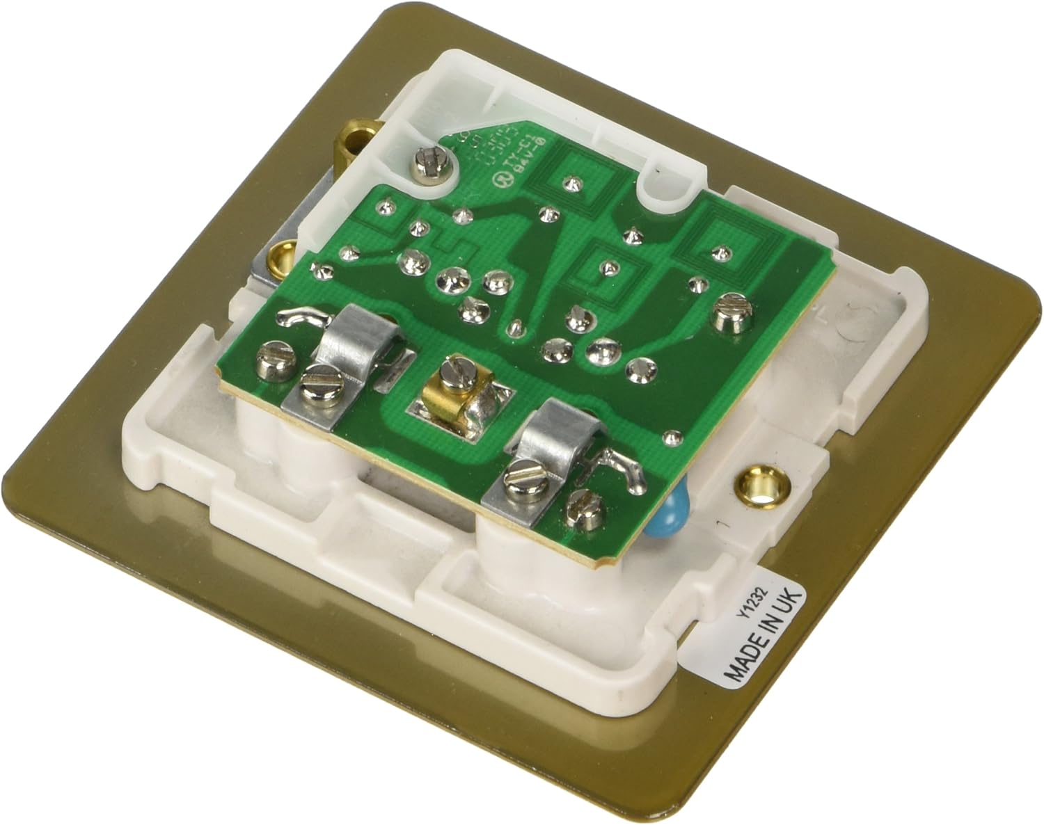 MK Edge K14322SAGW TV/ FM Twin Isolated Diplexer – Satin Gold – BigaMart