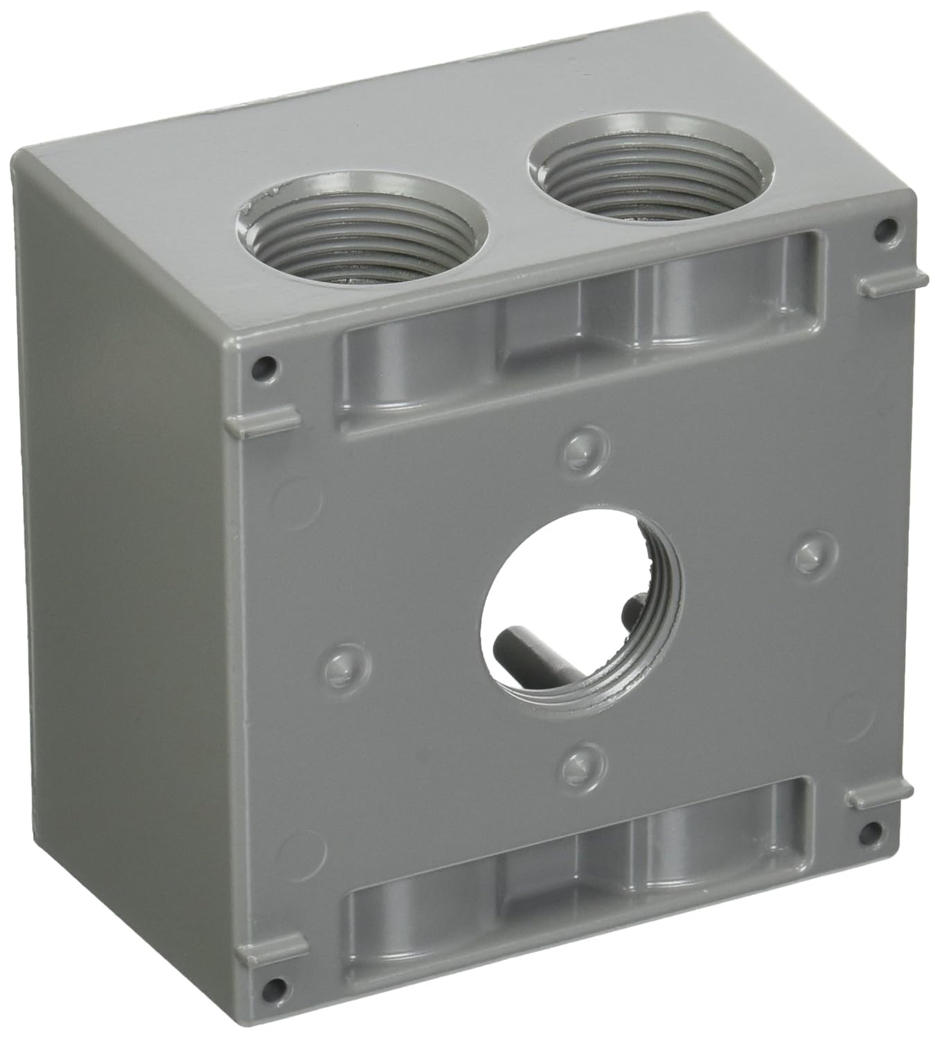 Hubbell-Bell 5389-0 Weatherproof Box, 4-1/2-Inch X 4-1/2-Inch, Outlet ...