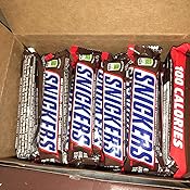 Amazon.com : SNICKERS 100 Calories Chocolate Candy Bar 0.76-Ounce Bar ...