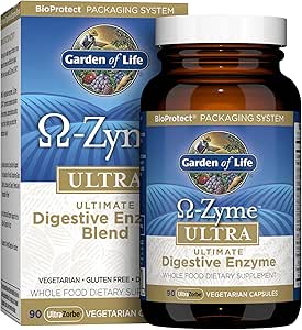 Amazon.com: Garden of Life Vegetarian Digestive Supplement Capsules ...