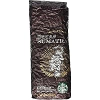 Amazon.com : Starbucks Decaf Sumatra, Whole Bean Coffee (1lb) : Roasted ...